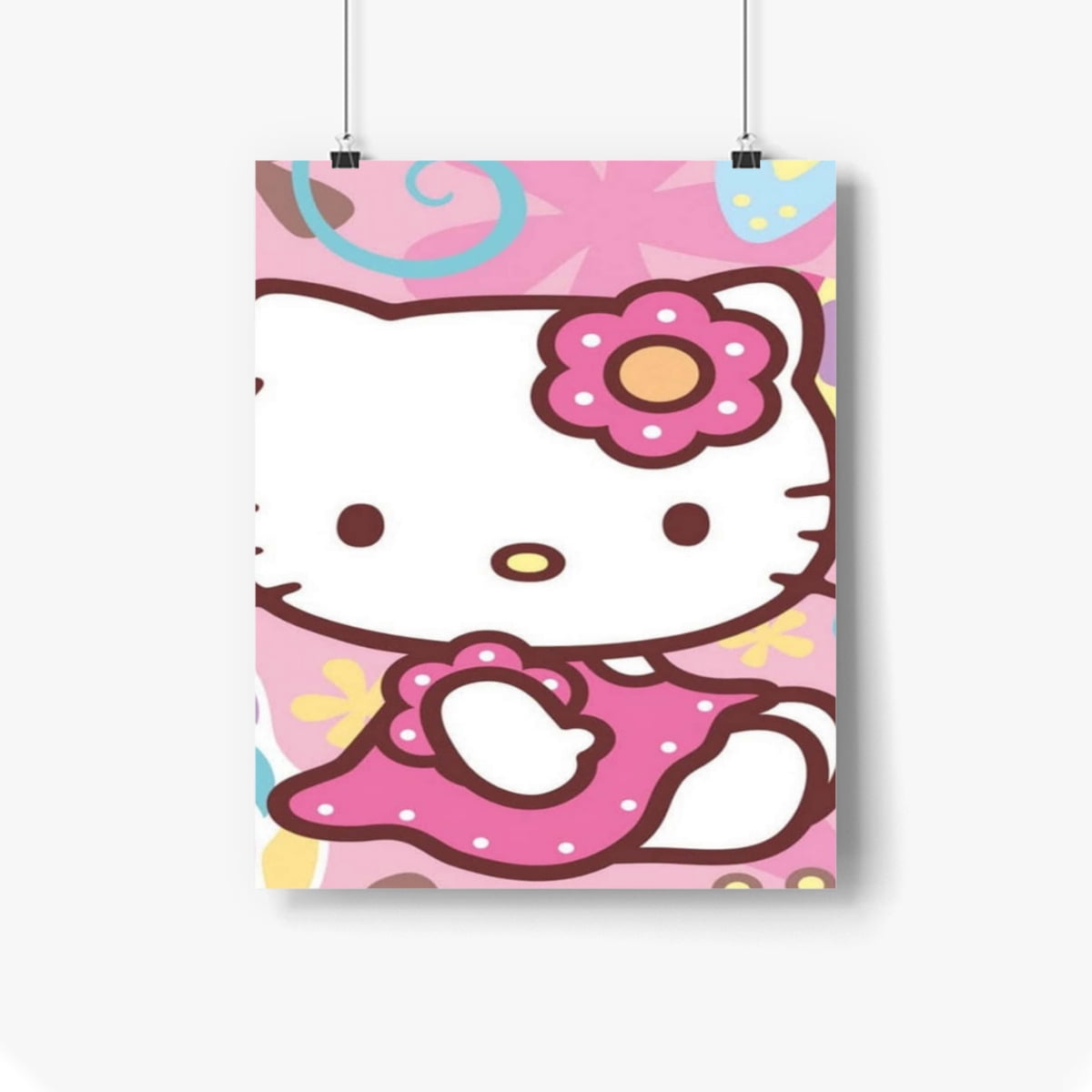 Hello Kitty Poster Holiday Bedroom Decor Prints Living Room Office ...