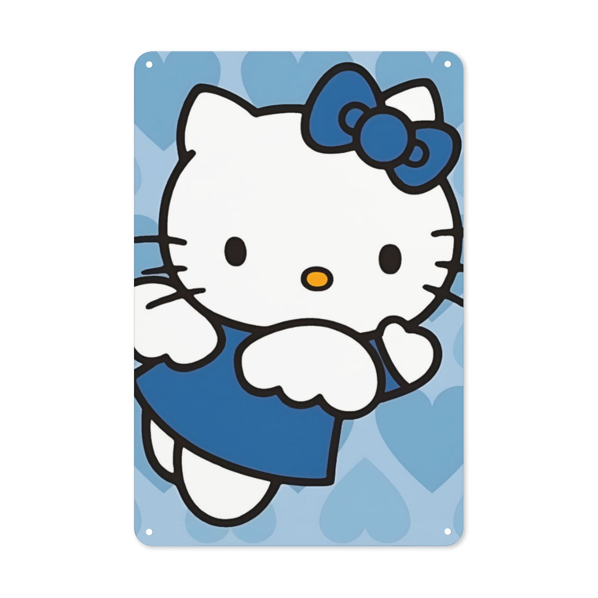 Hello Kitty Poster Tin Painting Halloween Retro Tin Sign Retro Plaque ...
