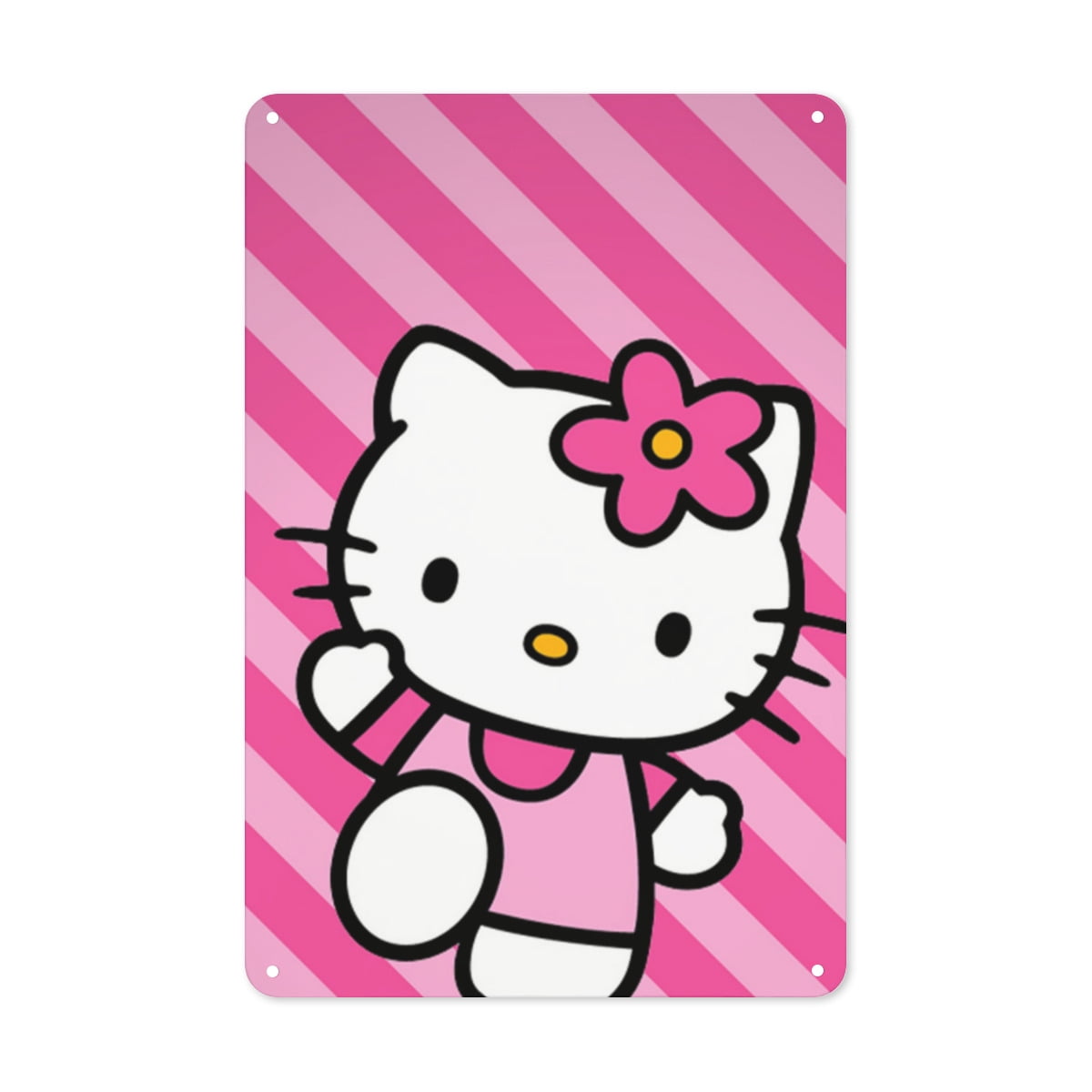 Hello Kitty Poster Tin Painting Halloween Retro Tin Sign Retro Plaque ...