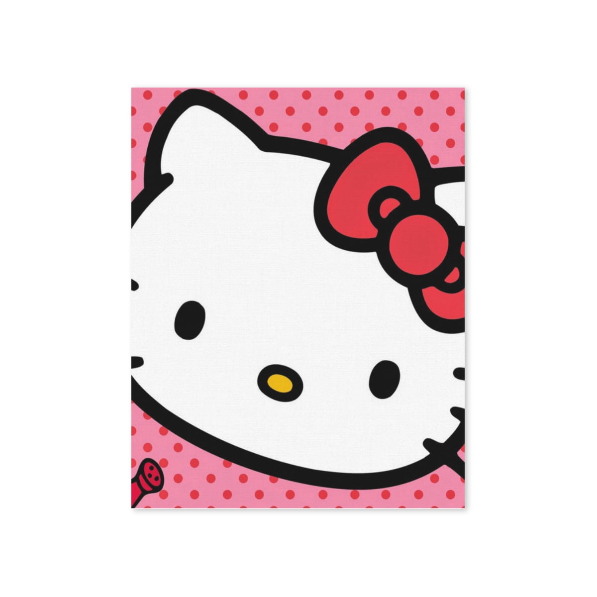 Hello Kitty Poster Wall Art -Bedroom Paintings Frameless Paintings ...