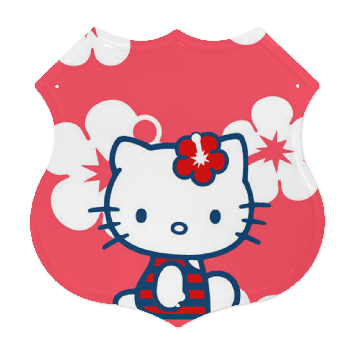 Hello Kitty Poster shield tin painting vintage tin sign retro plaque ...