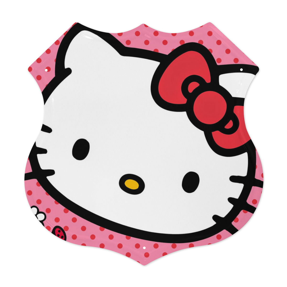 Hello Kitty Poster shield tin painting vintage tin sign retro plaque ...