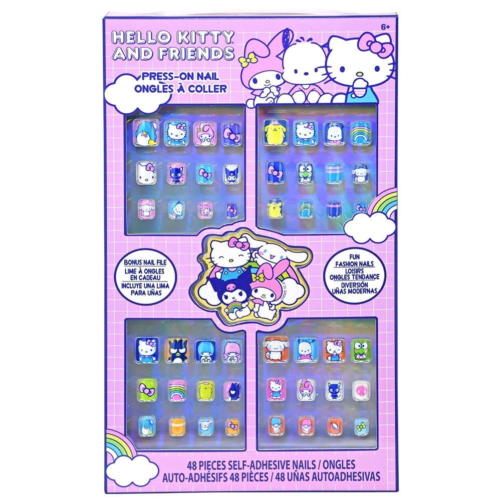 Hello Kitty Press-On Nail Cosmetic Set - Walmart.com