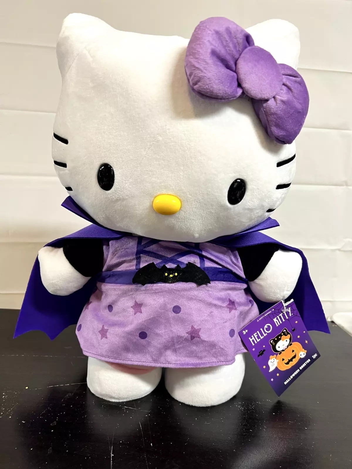 Hello Kitty Purple Vampire Halloween Greeter 15" 2024 - Walmart.com