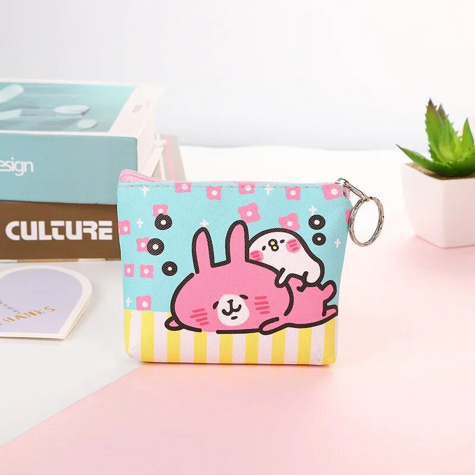 Hello Kitty Purse Coin Purses Cartoon Animals PU Melody Cute Wallet Bag ...