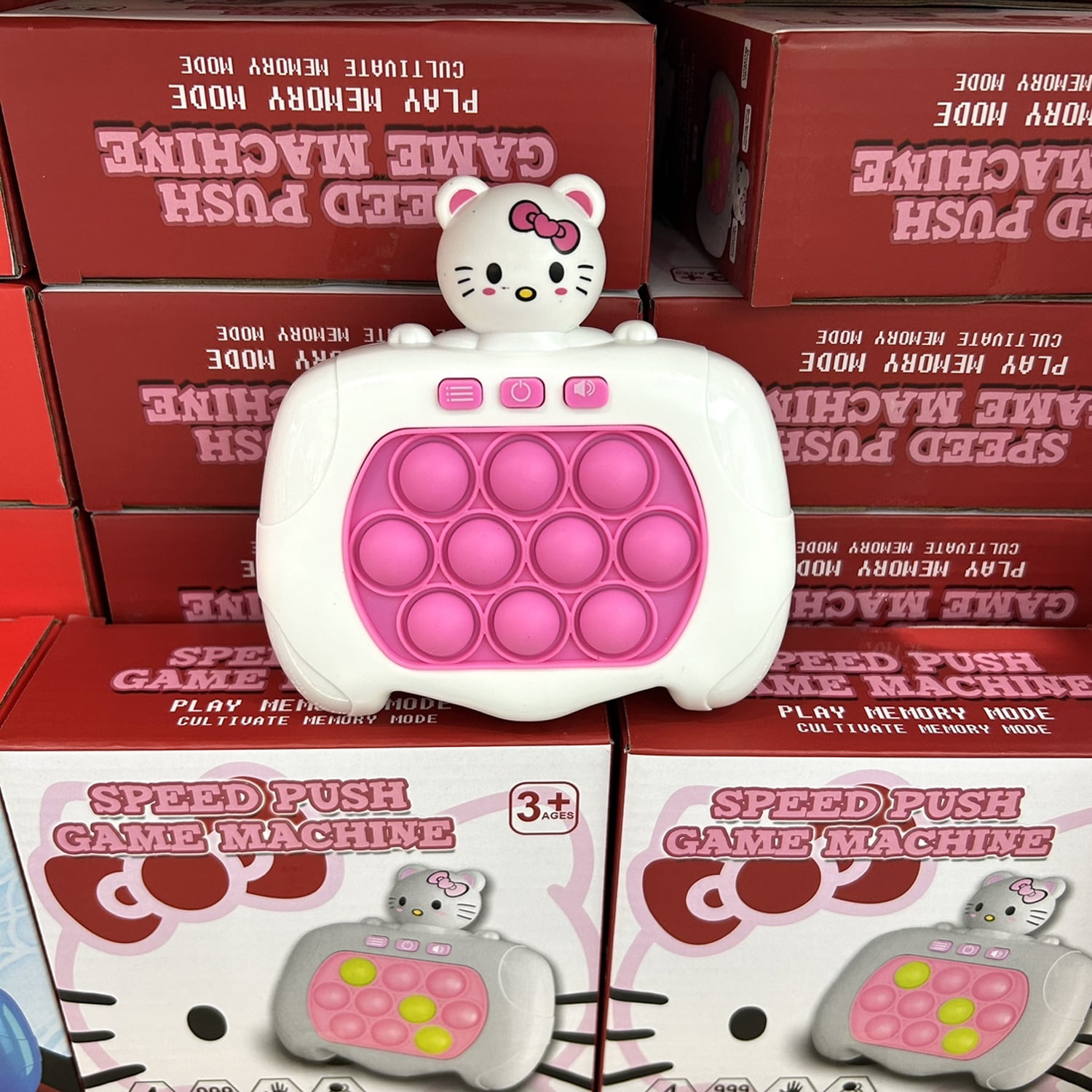 Hello Kitty Push Game Toys Handheld Fast Speed Push Game for Boys Girls ...
