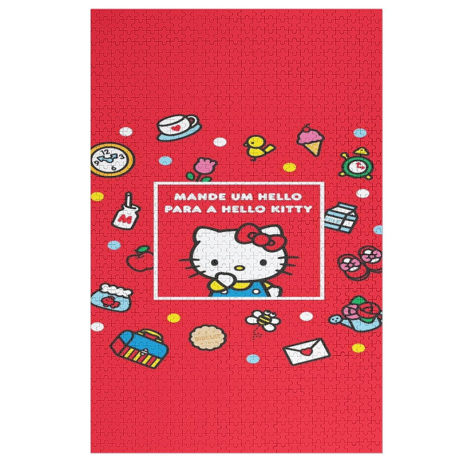 Hello Kitty Puzzles for Cartoon Child Home Entertainment 1000 - Walmart.com