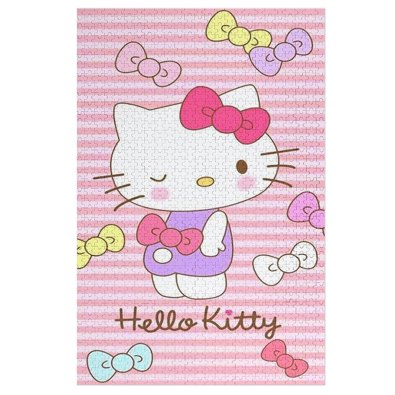 Hello Kitty Puzzles for Cartoon Child Home Entertainment 1000 - Walmart.com