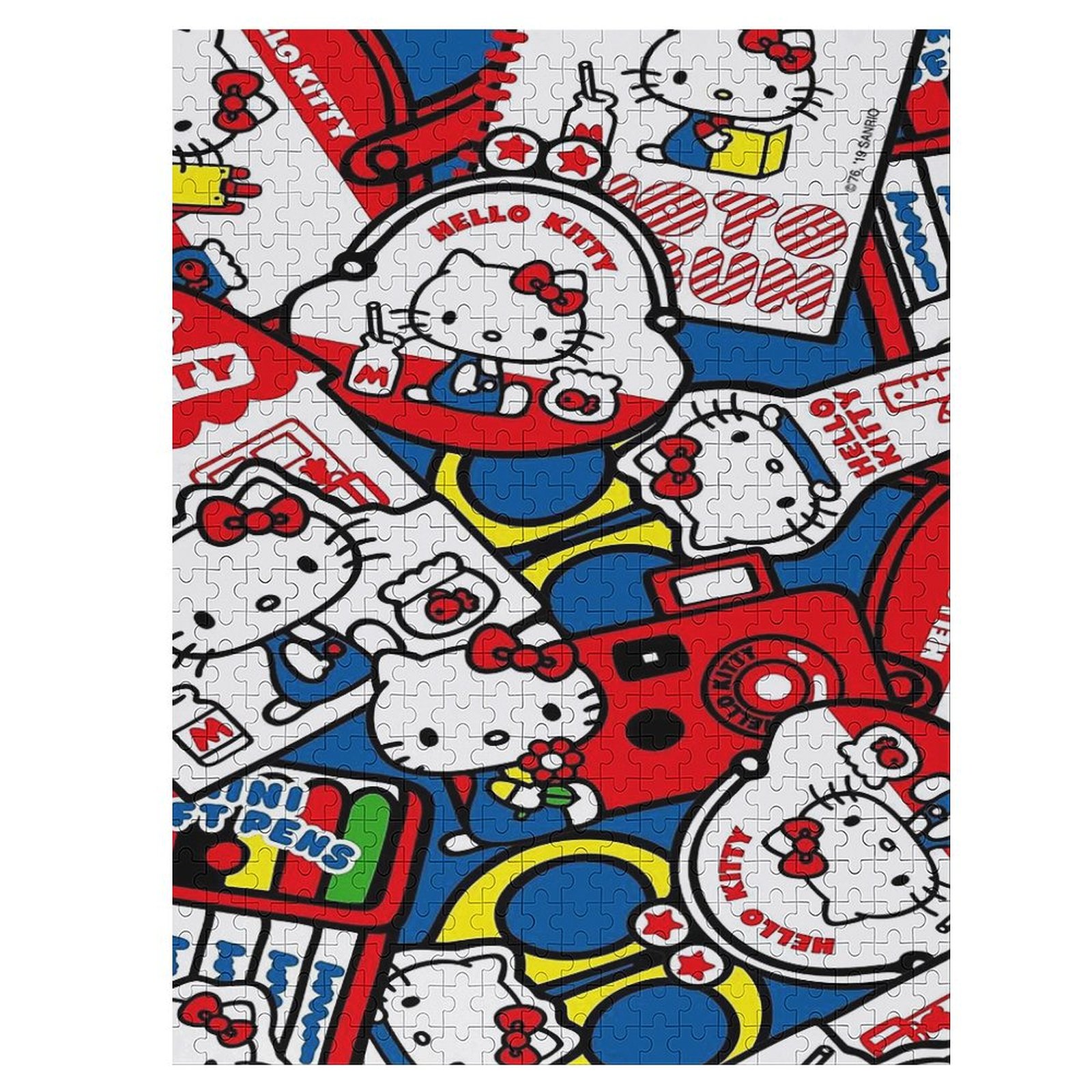 Hello Kitty Puzzles for Cartoon Child Home Entertainment 500 - Walmart.com