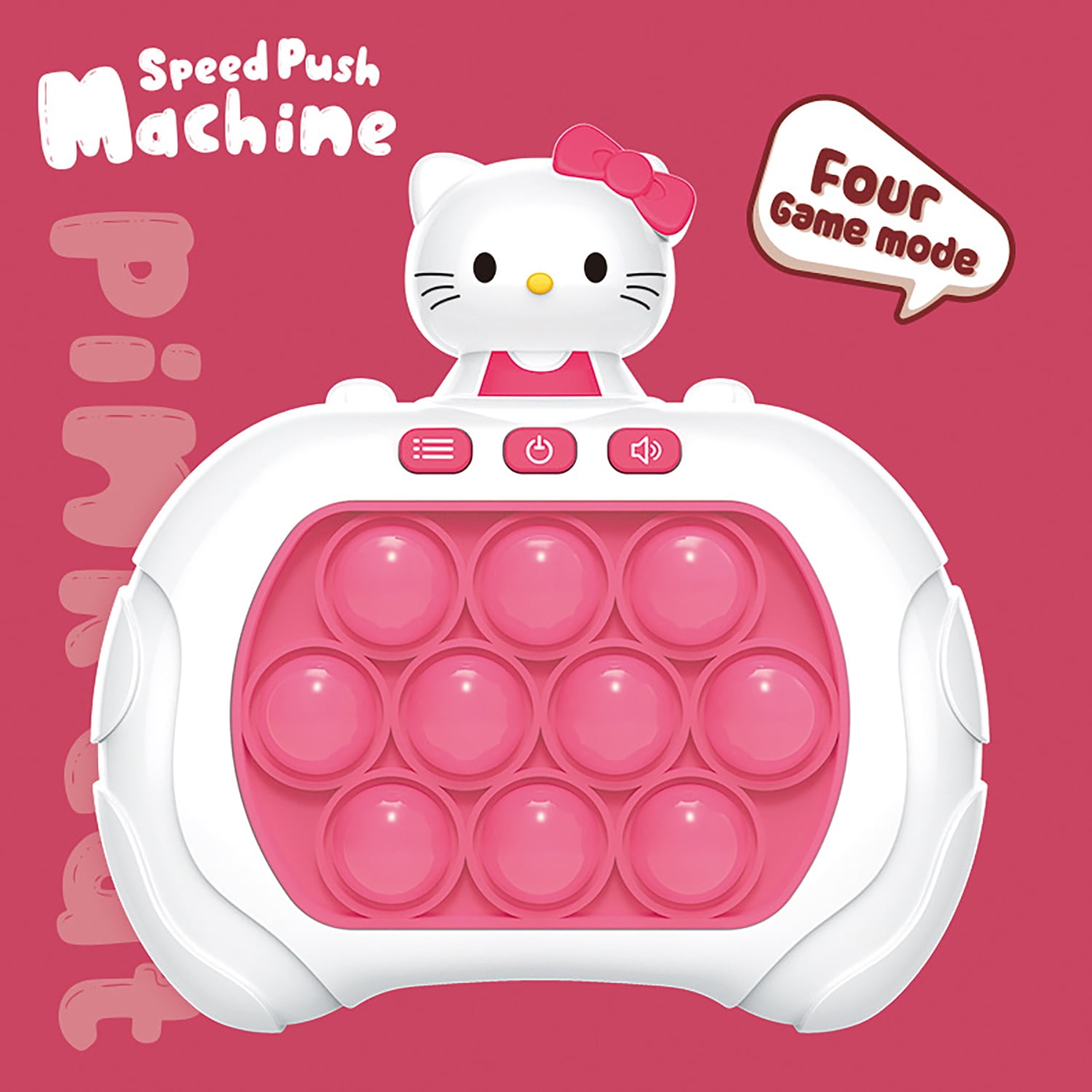 Hello Kitty Quick Push Game Toys Handheld Fast Speed Push Game for Boys ...