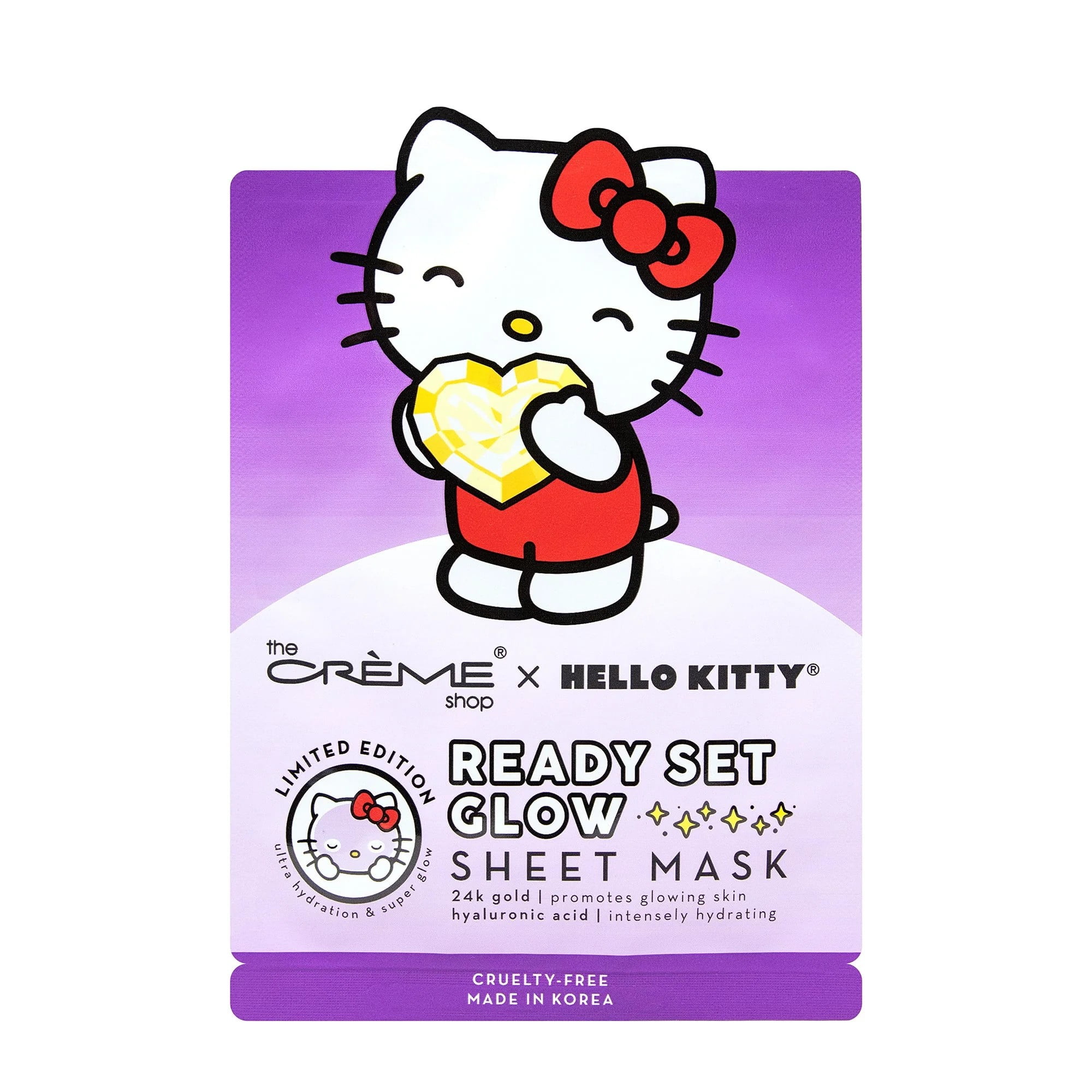 Hello Kitty Ready Set Glow Sheet Mask set of 3. - Walmart.com