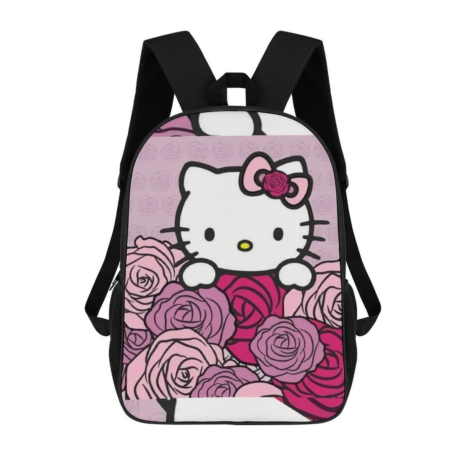 Hello Kitty And Roses Laptop Backpack,Travel Backpack For Men Women,17 ...