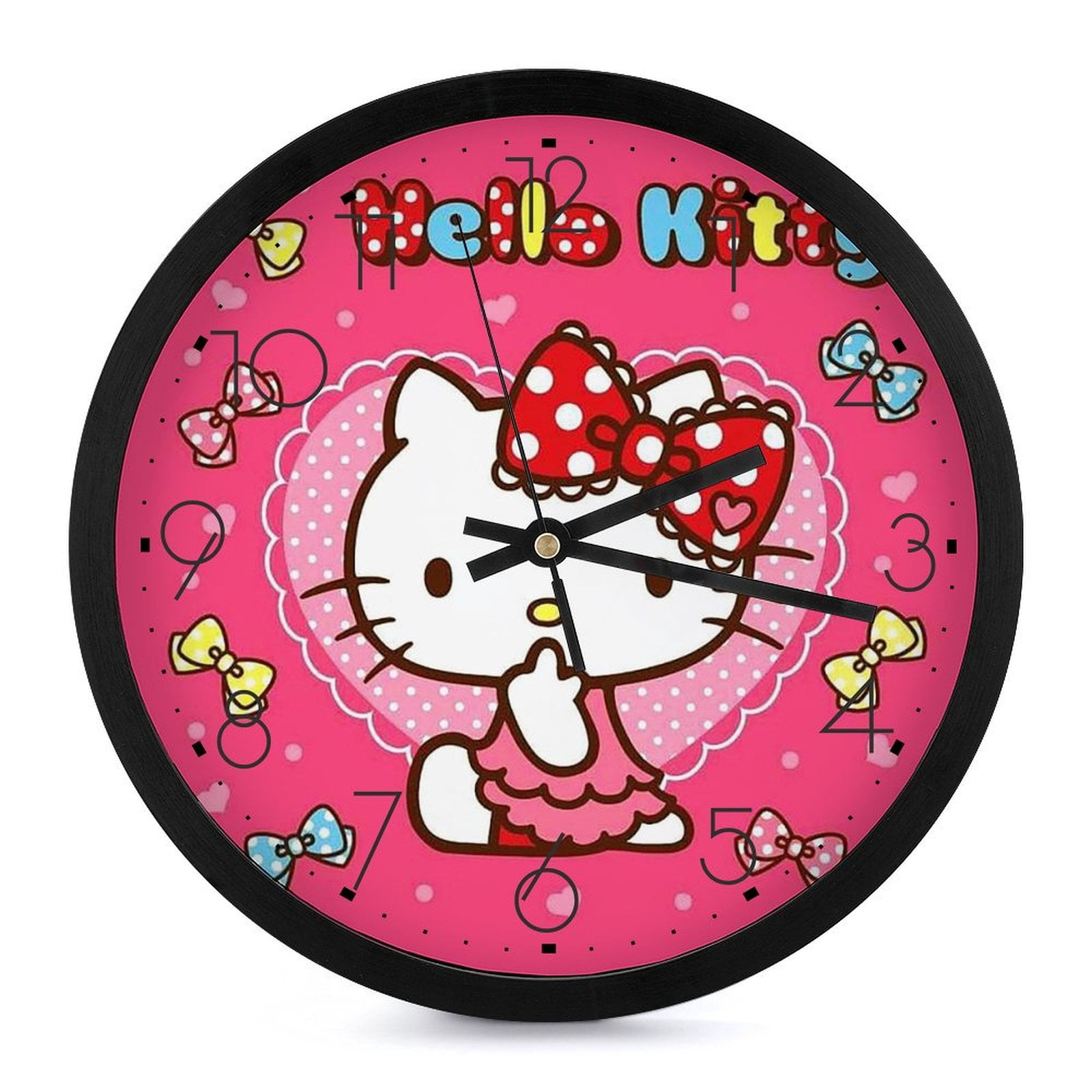 Hello Kitty Round wall clocks battery operated decorative - Walmart.com