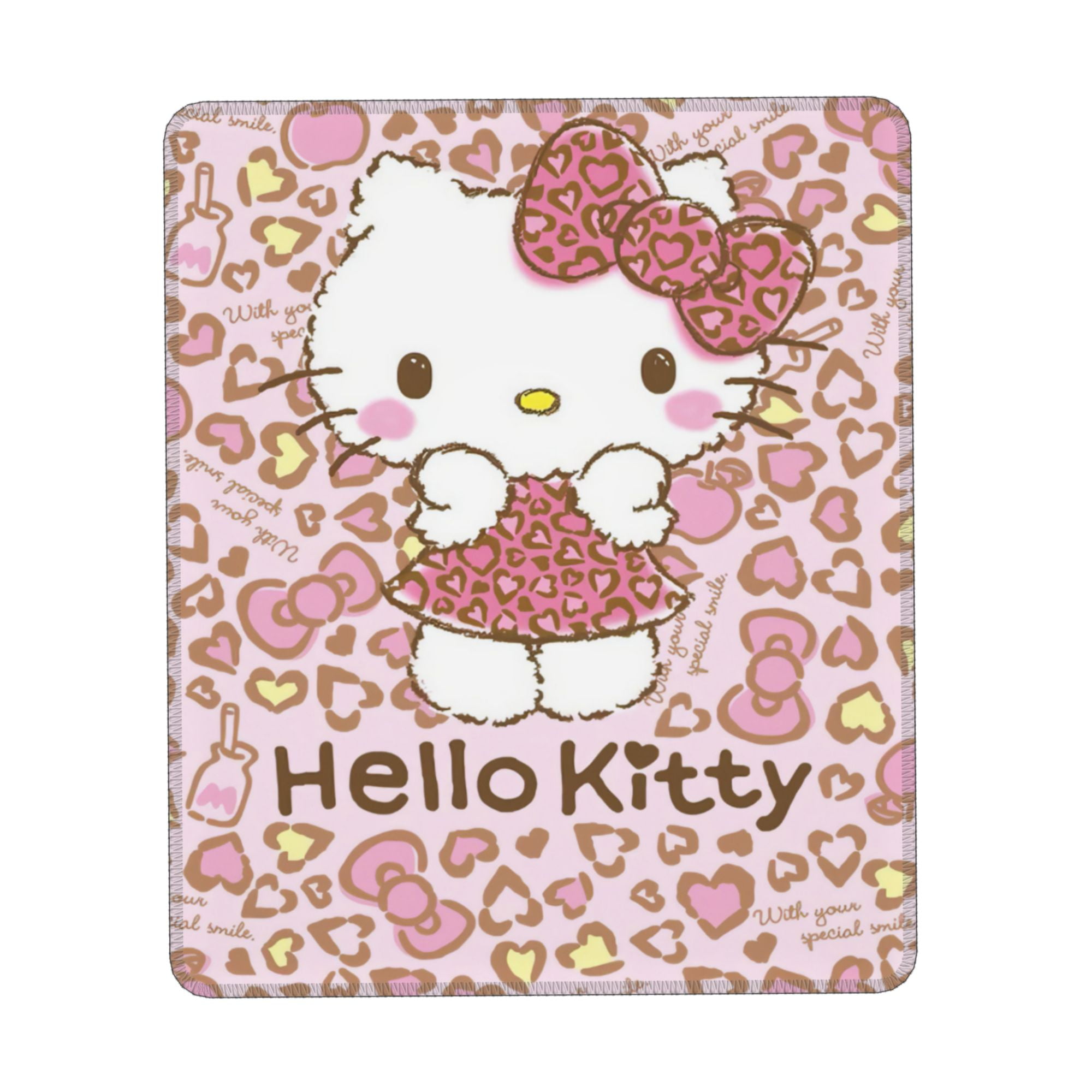 Hello Kitty Rubber Lock Edge Mouse Pad (Vertical) Office Mouse Pad Home ...