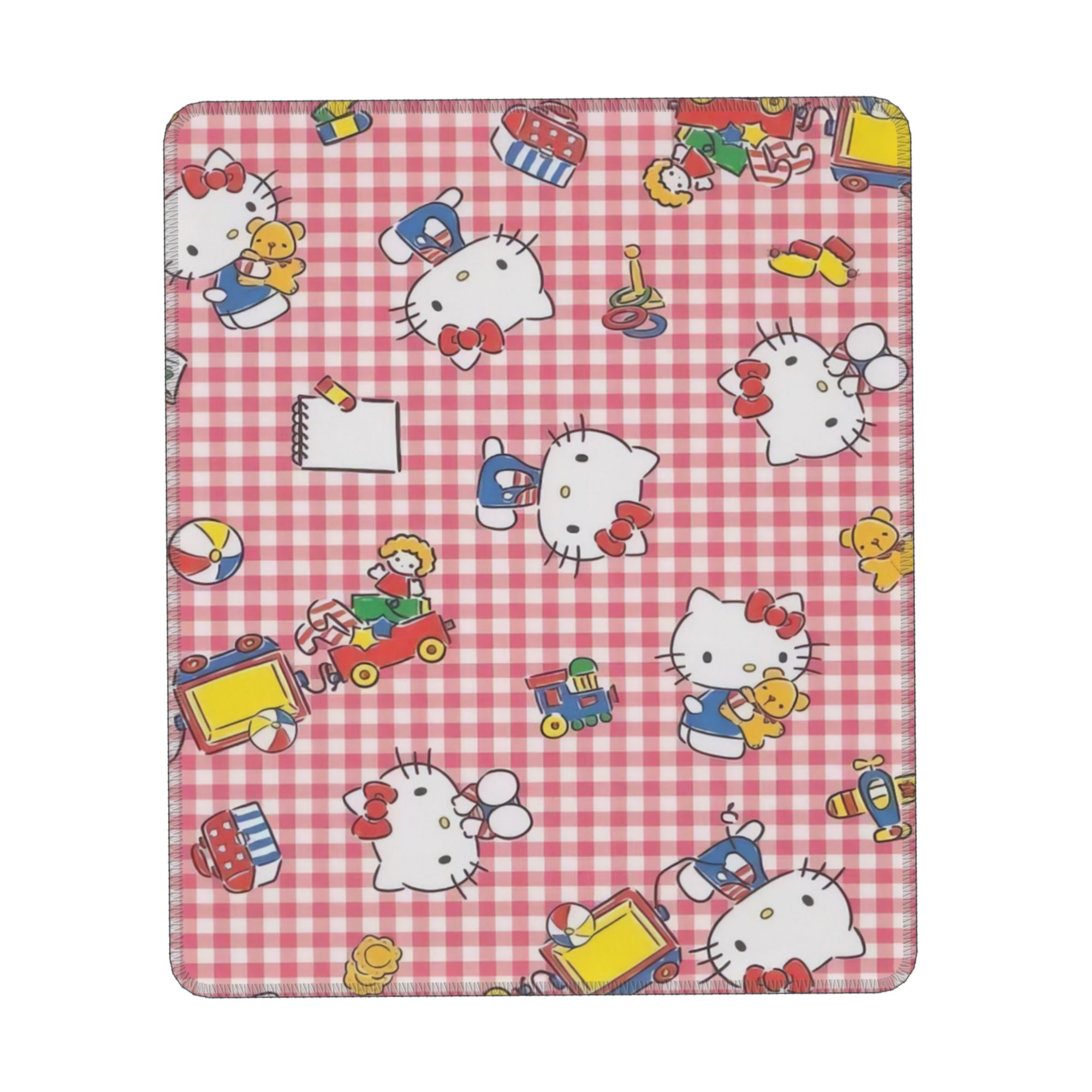 Hello Kitty Rubber Lock Edge Mouse Pad (Vertical) Office Mouse Pad Home ...
