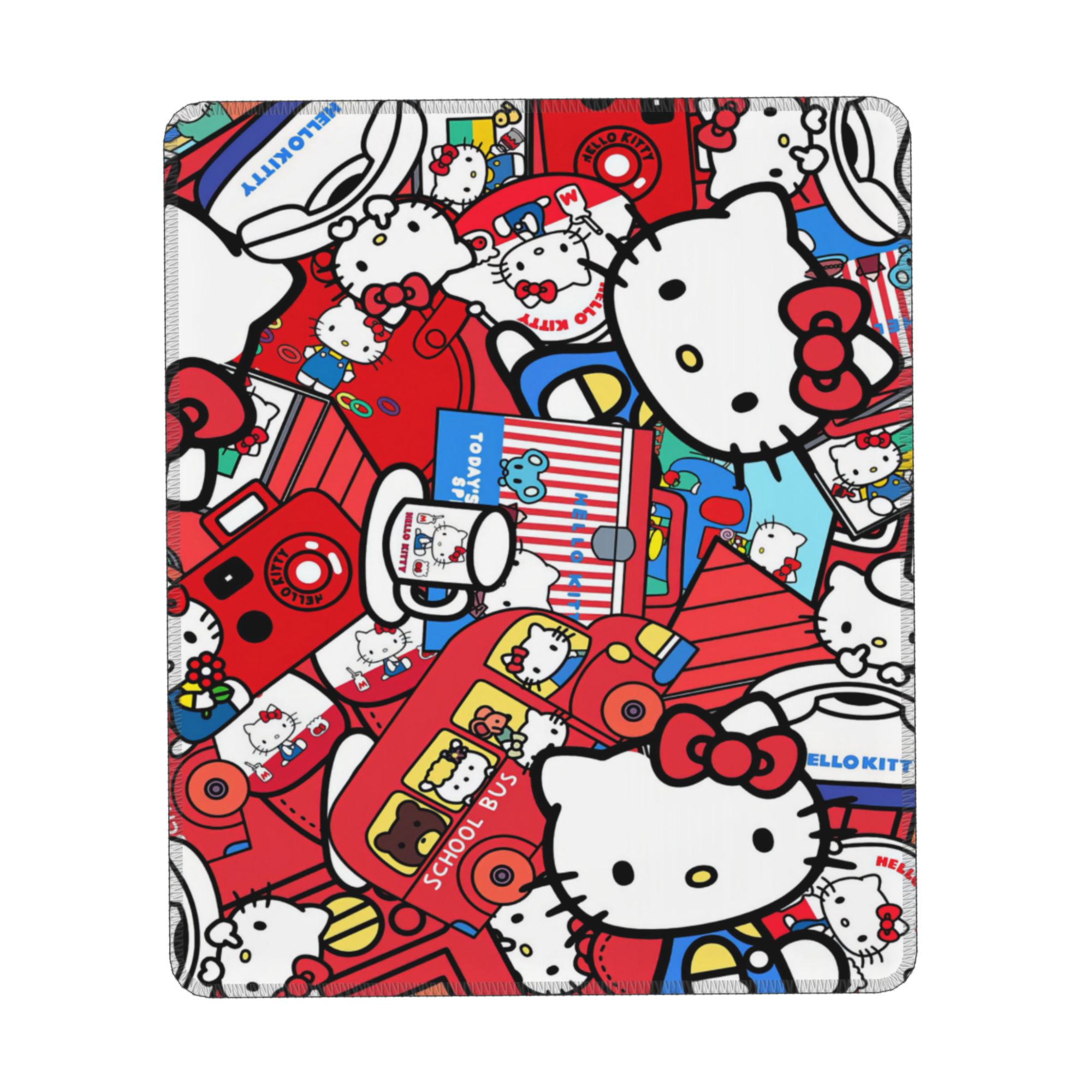 Hello Kitty Rubber Lock Edge Mouse Pad (Vertical) Office Mouse Pad Home Mouse Pad - Walmart.com