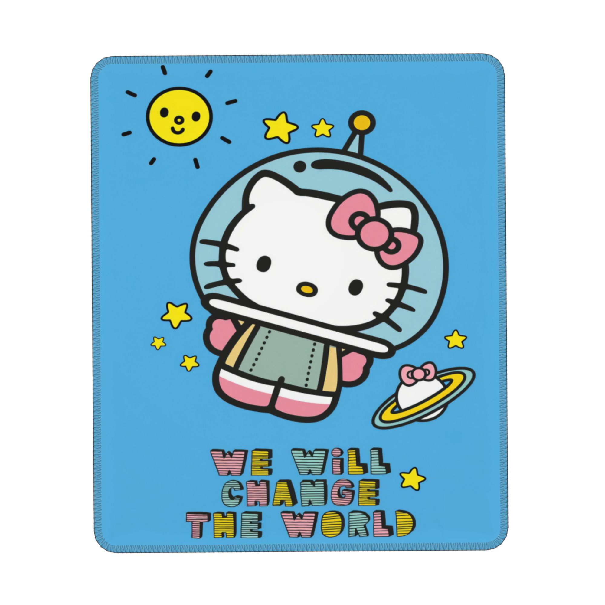 Hello Kitty Rubber Lock Edge Mouse Pad (Vertical) Office Mouse Pad Home Mouse Pad - Walmart.com