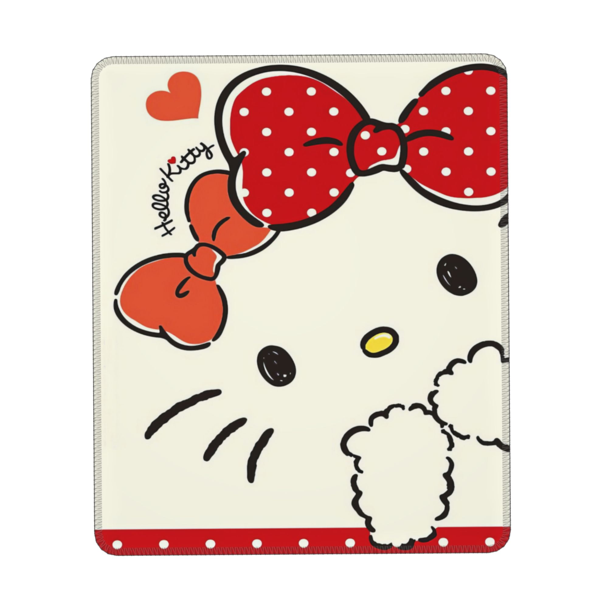 Hello Kitty Rubber Lock Edge Mouse Pad (Vertical) Office Mouse Pad Home ...
