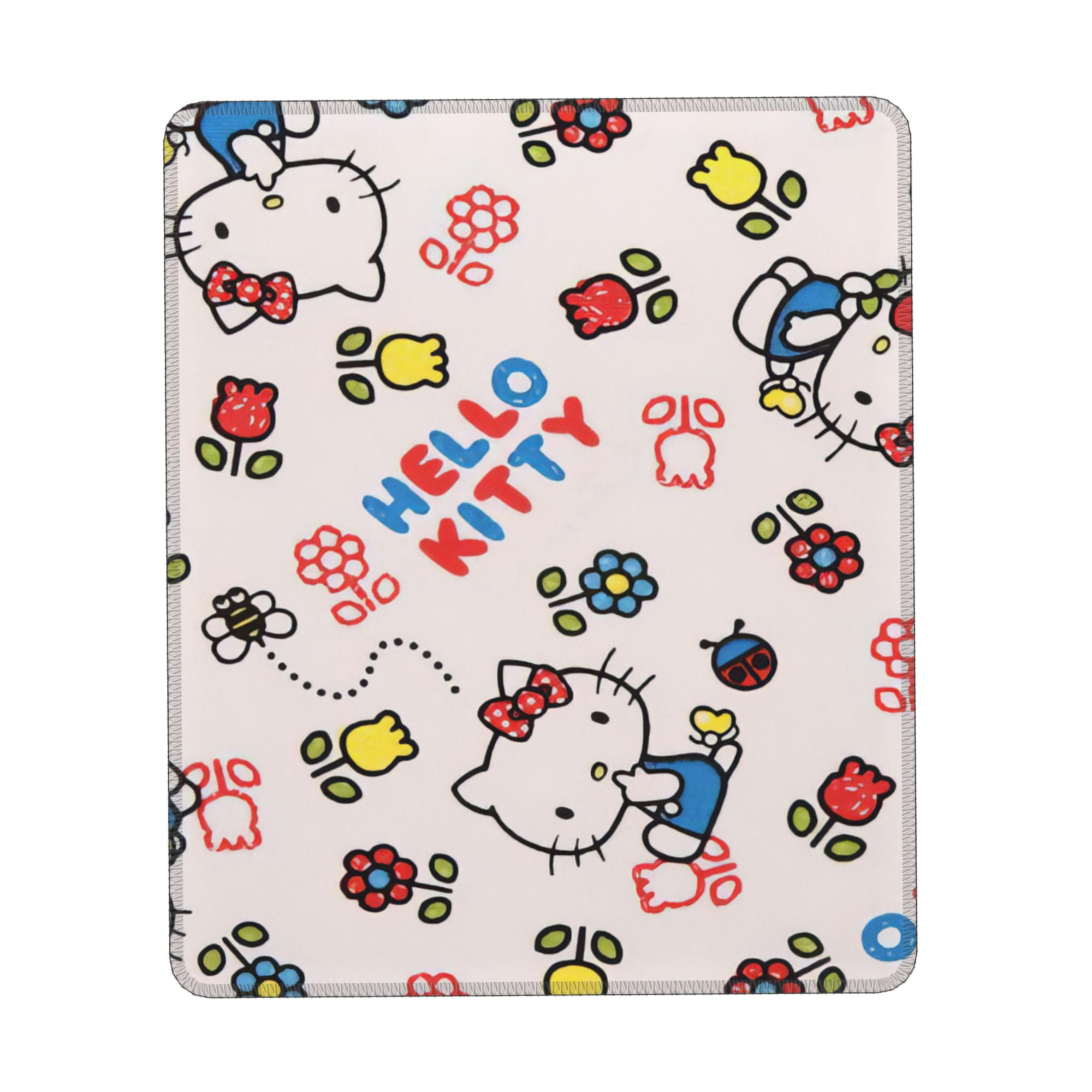 Hello Kitty Rubber Lock Edge Mouse Pad (Vertical) Office Mouse Pad Home ...