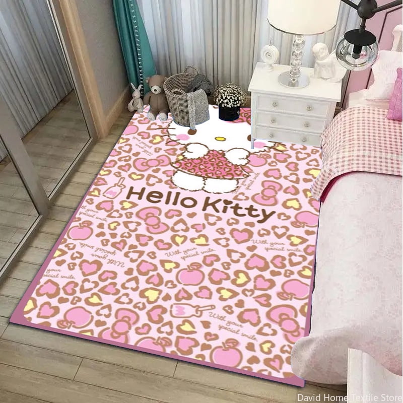Hello Kitty Rug Carpet for Home Living Room Bedroom Sofa Non-slip ...