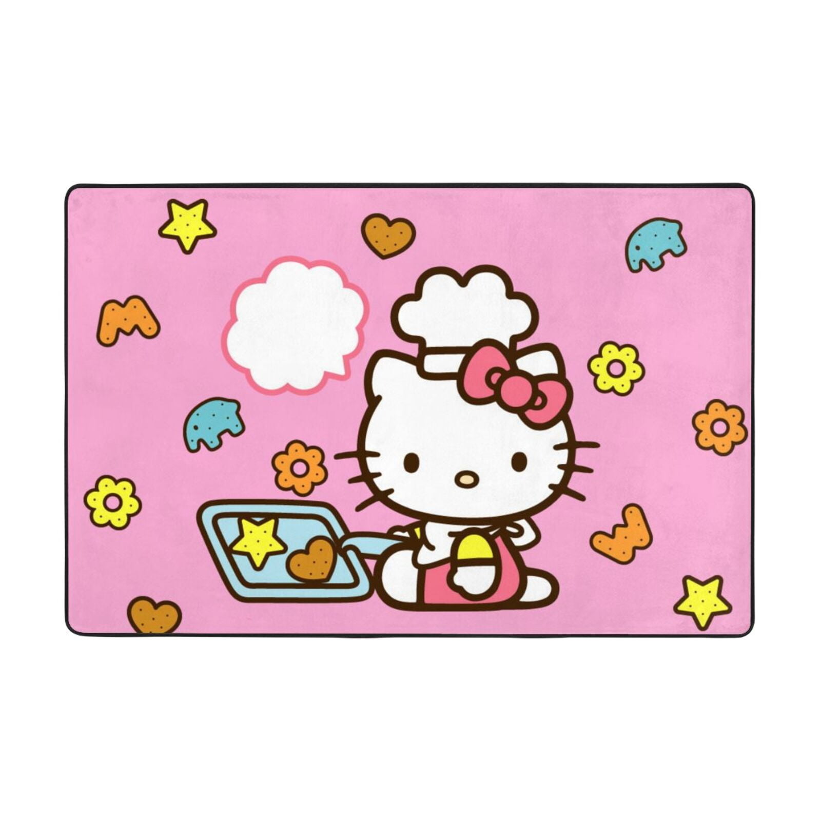 Hello Kitty Rugs Washable Cover Floor Rug Carpets Bathroom Decorations ...