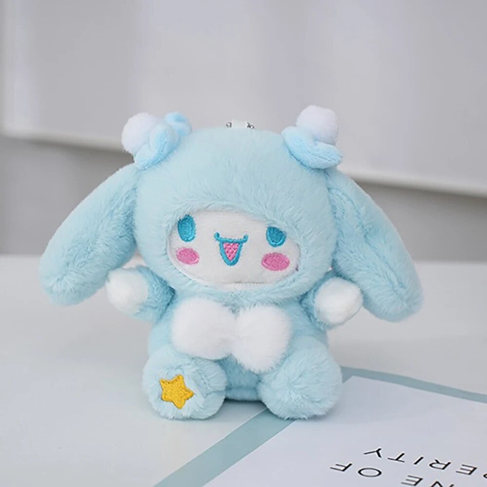 Hello Kitty Sanrio 15cm Keychain Kuromi Cinnamoroll Cross Dressing
