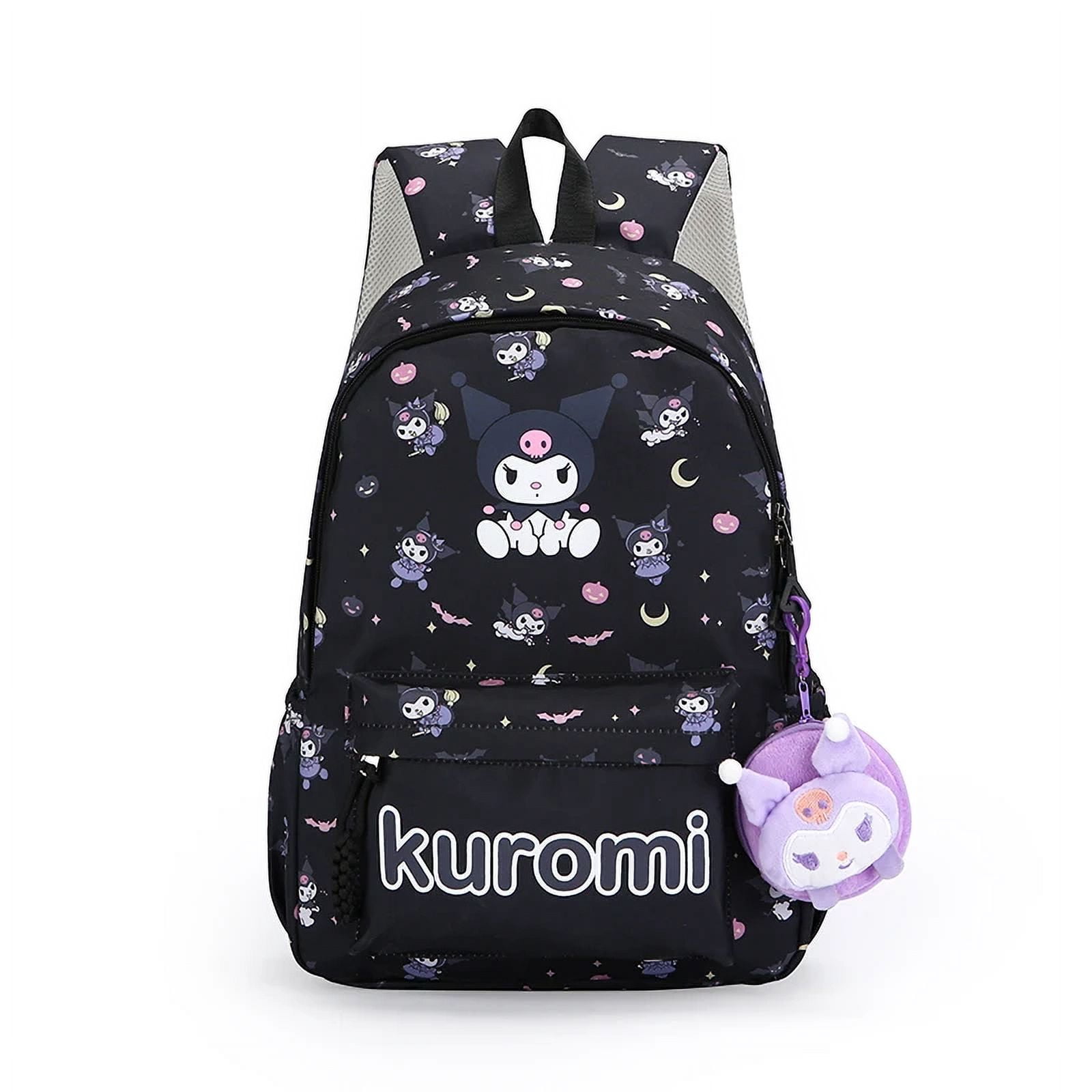 Hello Kitty Sanrio Anime Backpack, Kuromi Cinnamoroll School Bags With ...