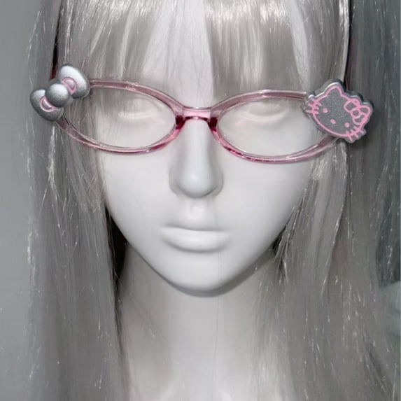 Hello Kitty Sanrio Anime Y2k Eyeglass Frame Take Pictures Decorative ...