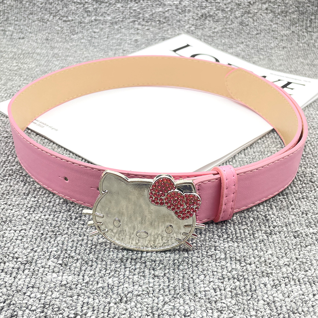 Hello Kitty Sanrio Belt Sanrioed Accessories with Diamond Belt Spice ...