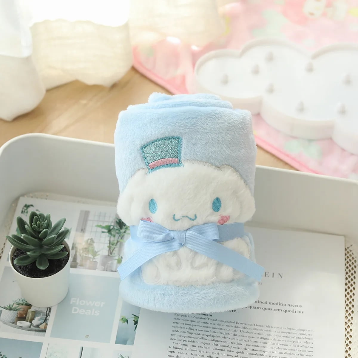 Hello Kitty Sanrio Blanket Cinnamoroll Cartoon Kuromi My Melody Cute ...