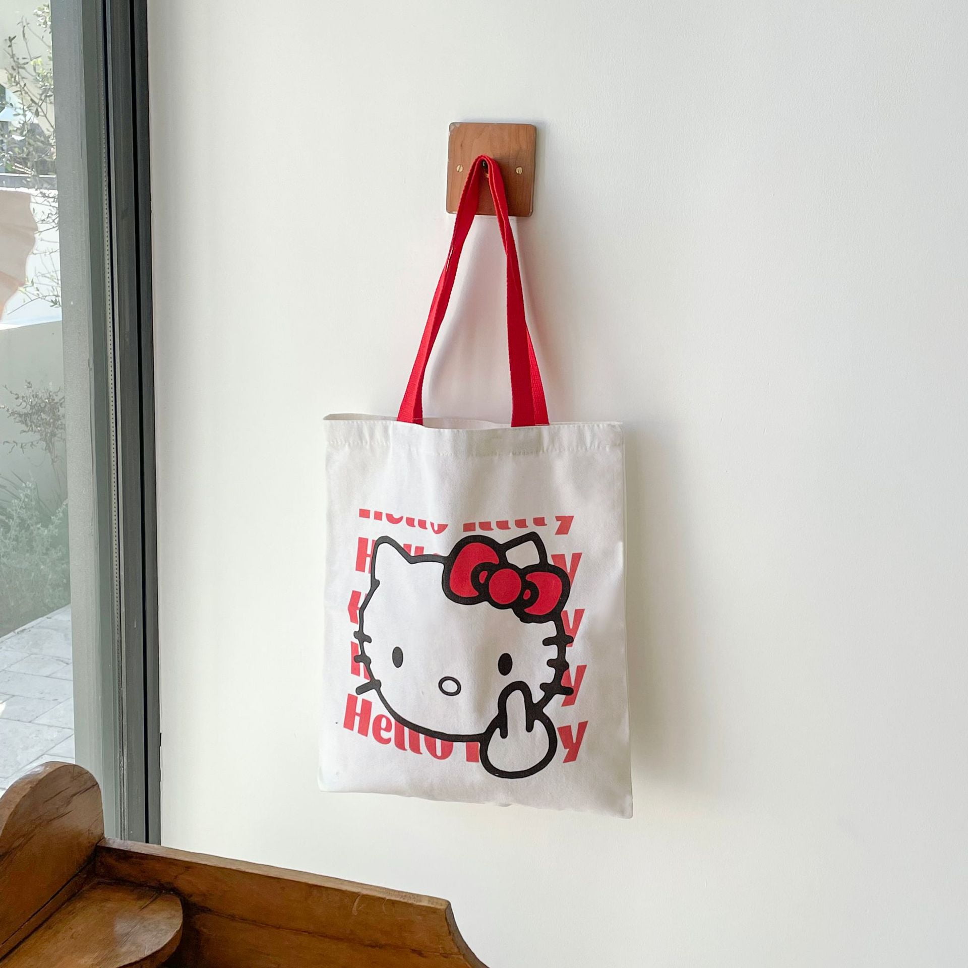 Hello Kitty Sanrio Canvas Bag Kuromi Cinnamoroll Anime Kawaii Cartoon ...