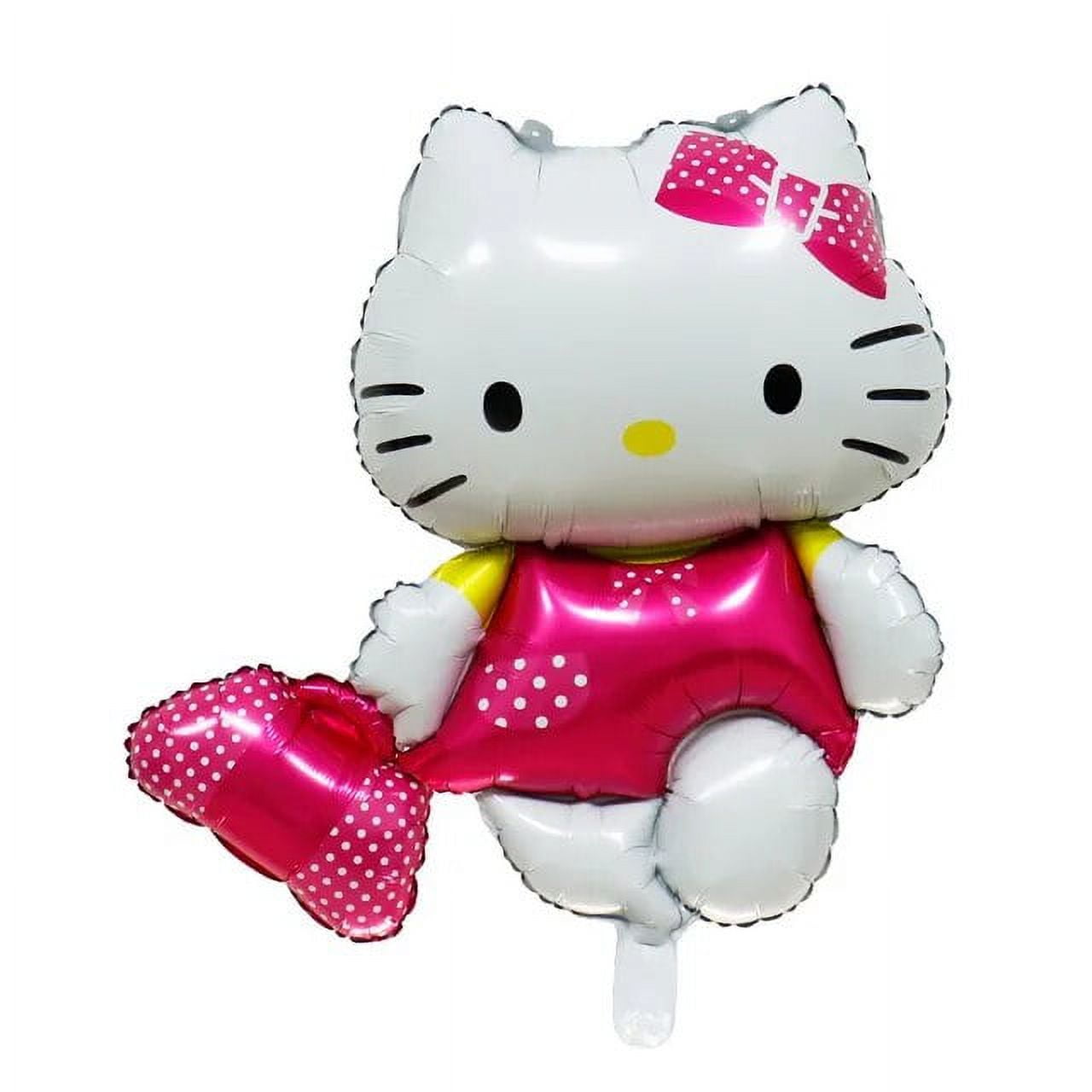 Hello Kitty Sanrio Cartoon Cute Balloon Girl Birthday Party Supplies ...