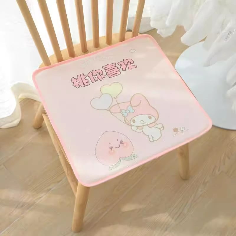 Hello Kitty Sanrio Ice Silk Cushion Kuromi Kawaii Cute Student ...