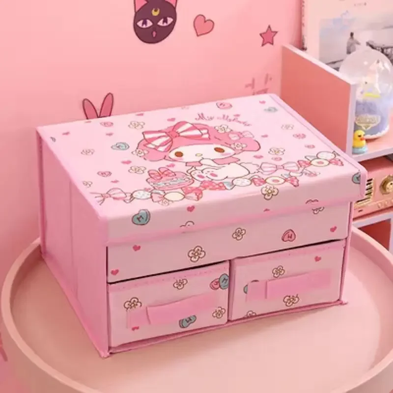 Hello Kitty Sanrio Kuromi Cinnamoroll Anime Kawaii Storage Box Cute ...