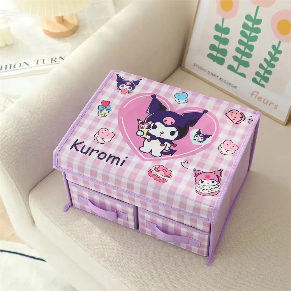 Hello Kitty Sanrio Kuromi Cinnamoroll Anime Kawaii Storage Box Cute ...
