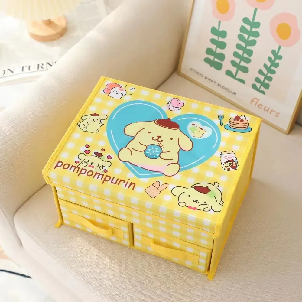 Hello Kitty Sanrio Kuromi Cinnamoroll Anime Kawaii Storage Box Cute ...