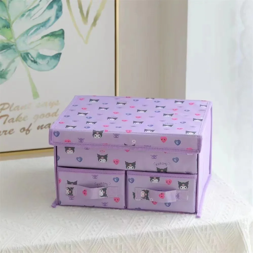 Hello Kitty Sanrio Kuromi Cinnamoroll Anime Kawaii Storage Box Cute ...