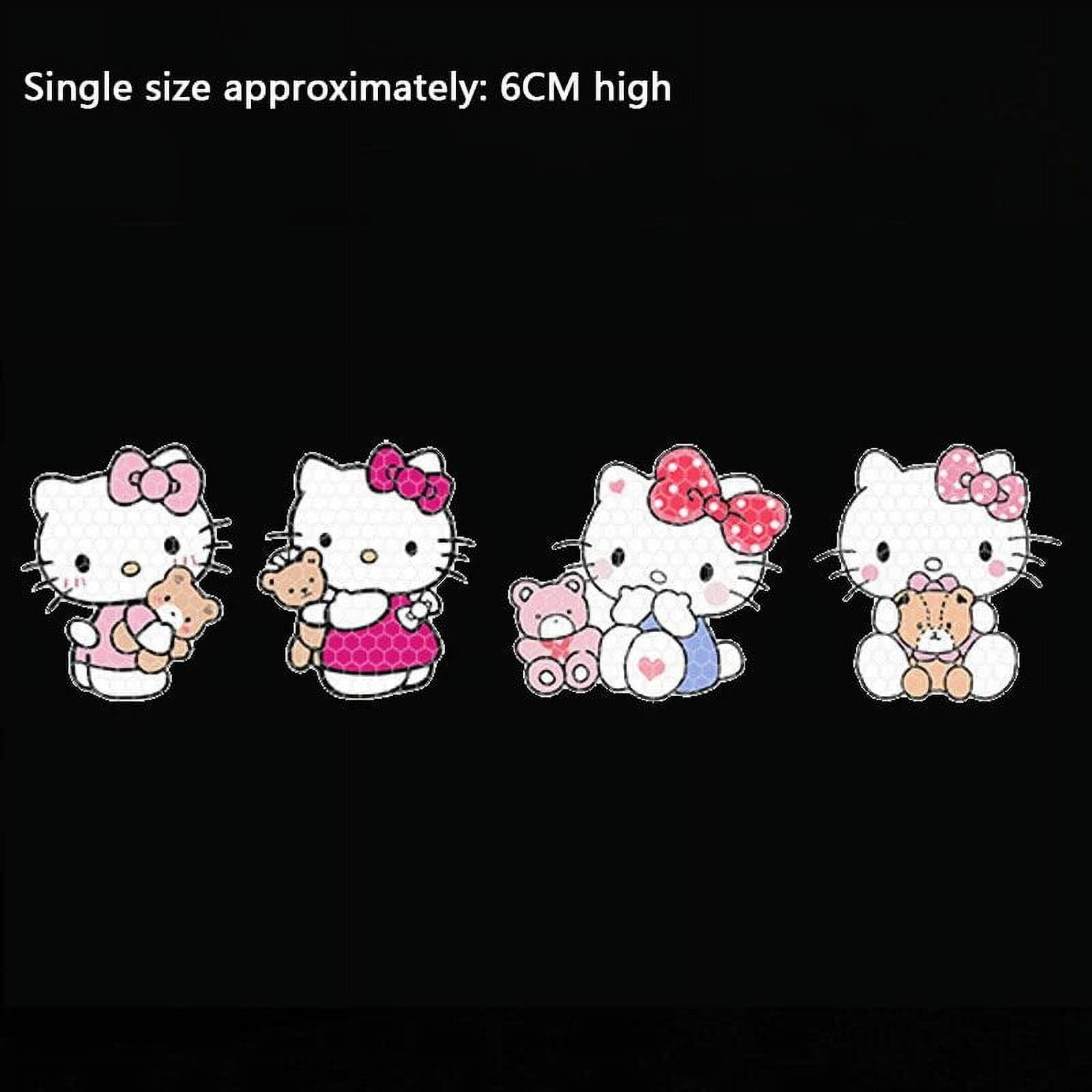 Hello Kitty Sanrio Kuromi Reflective Car Door Motorcycle Decoration ...