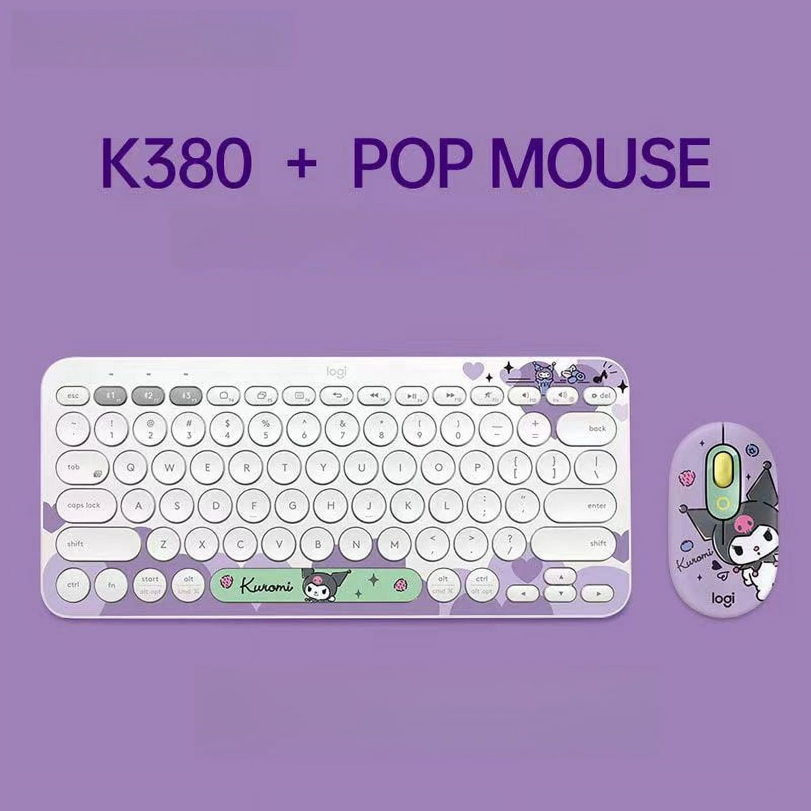Hello Kitty Sanrio Kuromi Stitch Wireless Bluetooth Keyboard Mouse Suit ...
