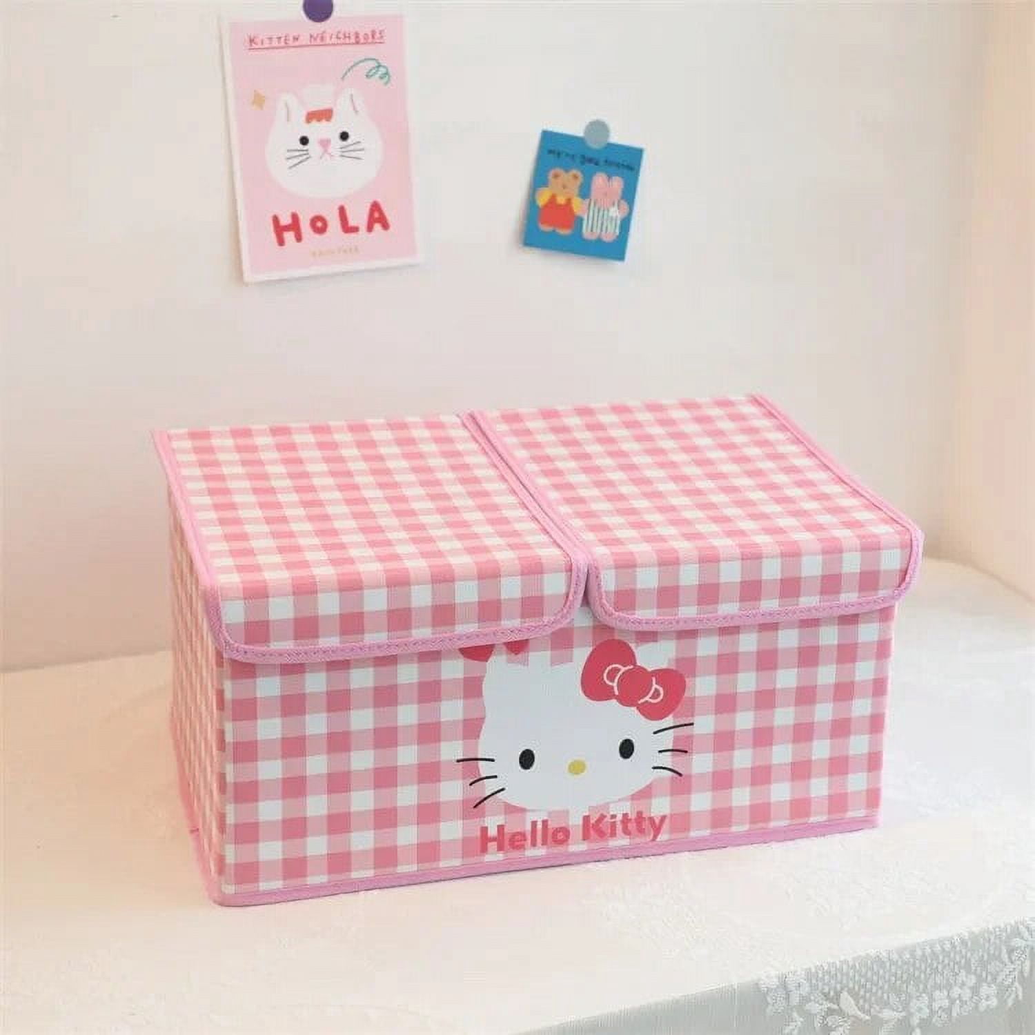 Hello Kitty Sanrio My Melody Kuromi Anime Storage Box Cute Cartoon ...