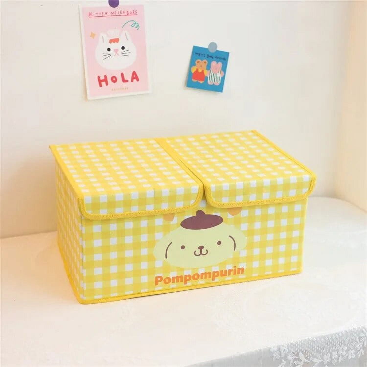 Hello Kitty Sanrio My Melody Kuromi Anime Storage Box Cute Cartoon ...