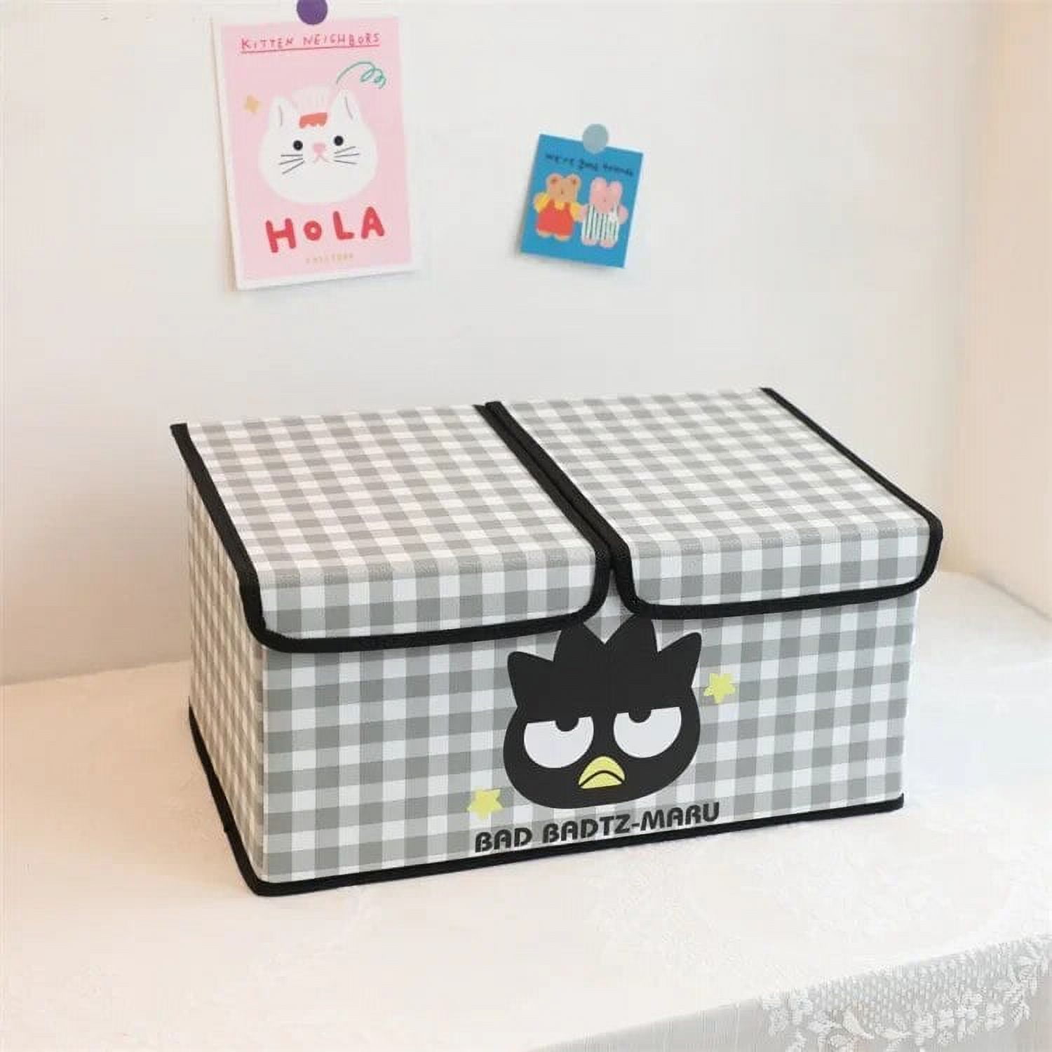Hello Kitty Sanrio My Melody Kuromi Anime Storage Box Cute Cartoon ...
