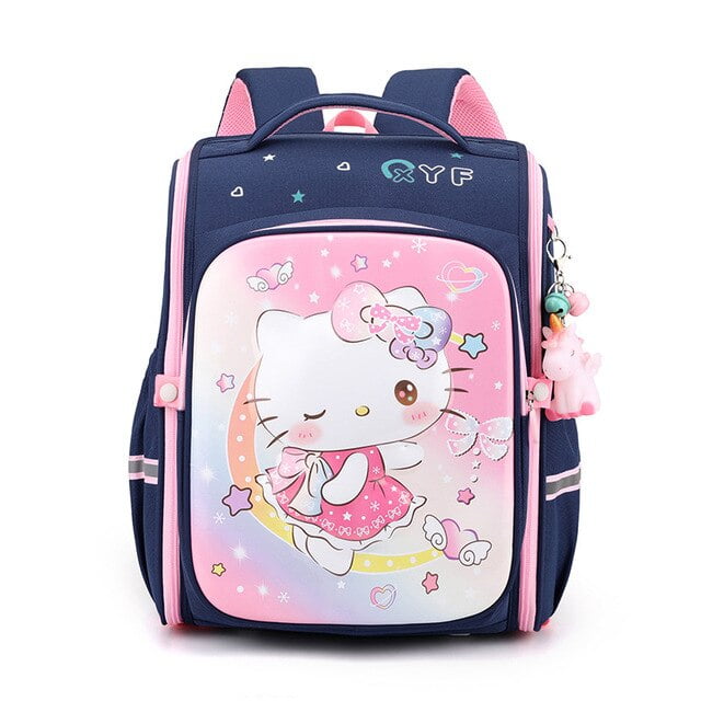 Hello Kitty Sanrio New Cartoon Cute Girl Backpack Primary School ...