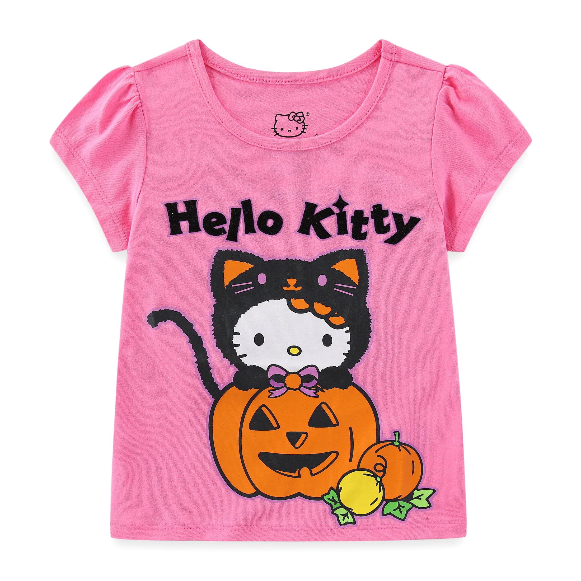 Hello Kitty Sanrio Short Sleeve T-Shirt (Girls), Sizes 4-12 - Walmart.com