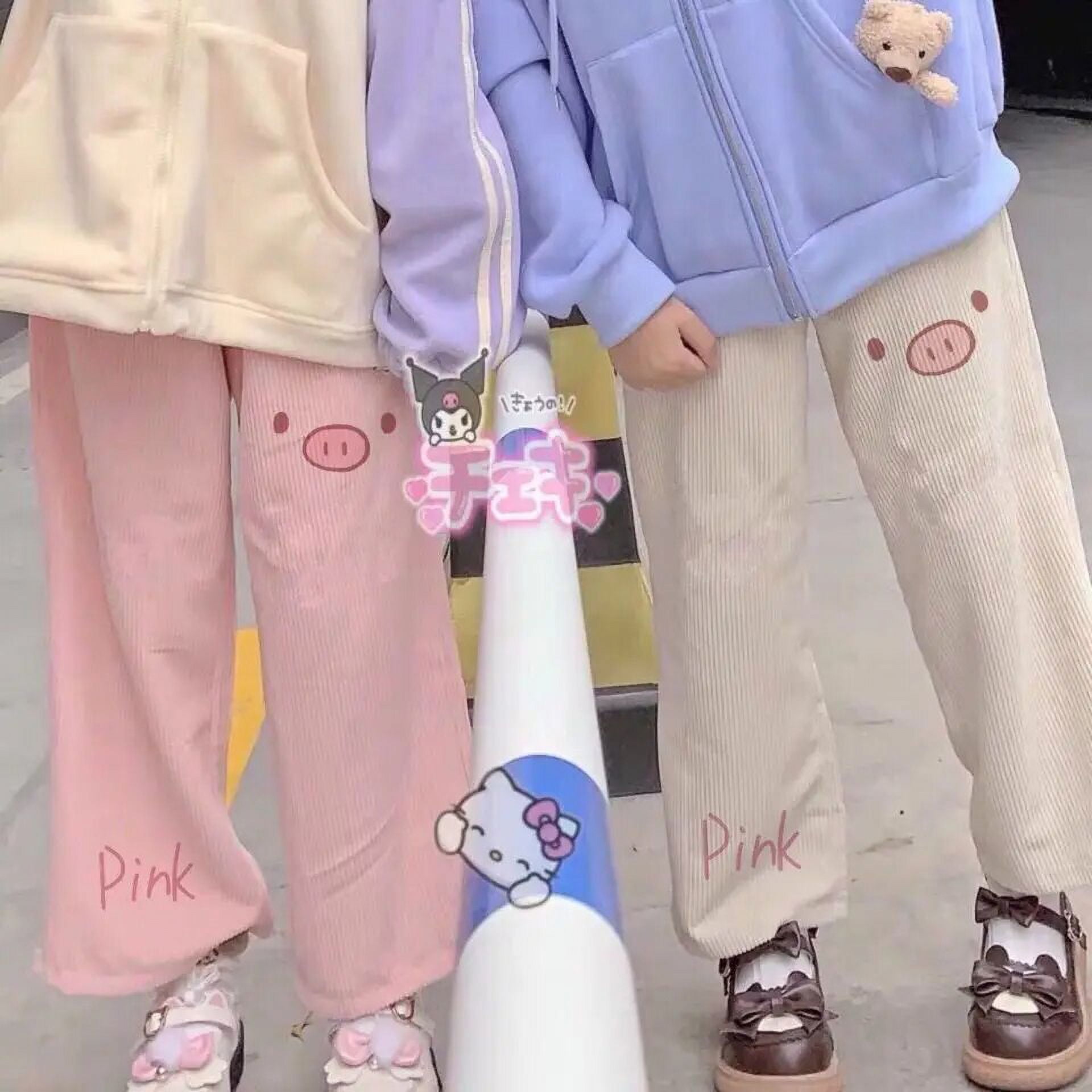 Hello Kitty Sanrio Soft Chic and Elegant Woman Pants Set Women's Luxury ...