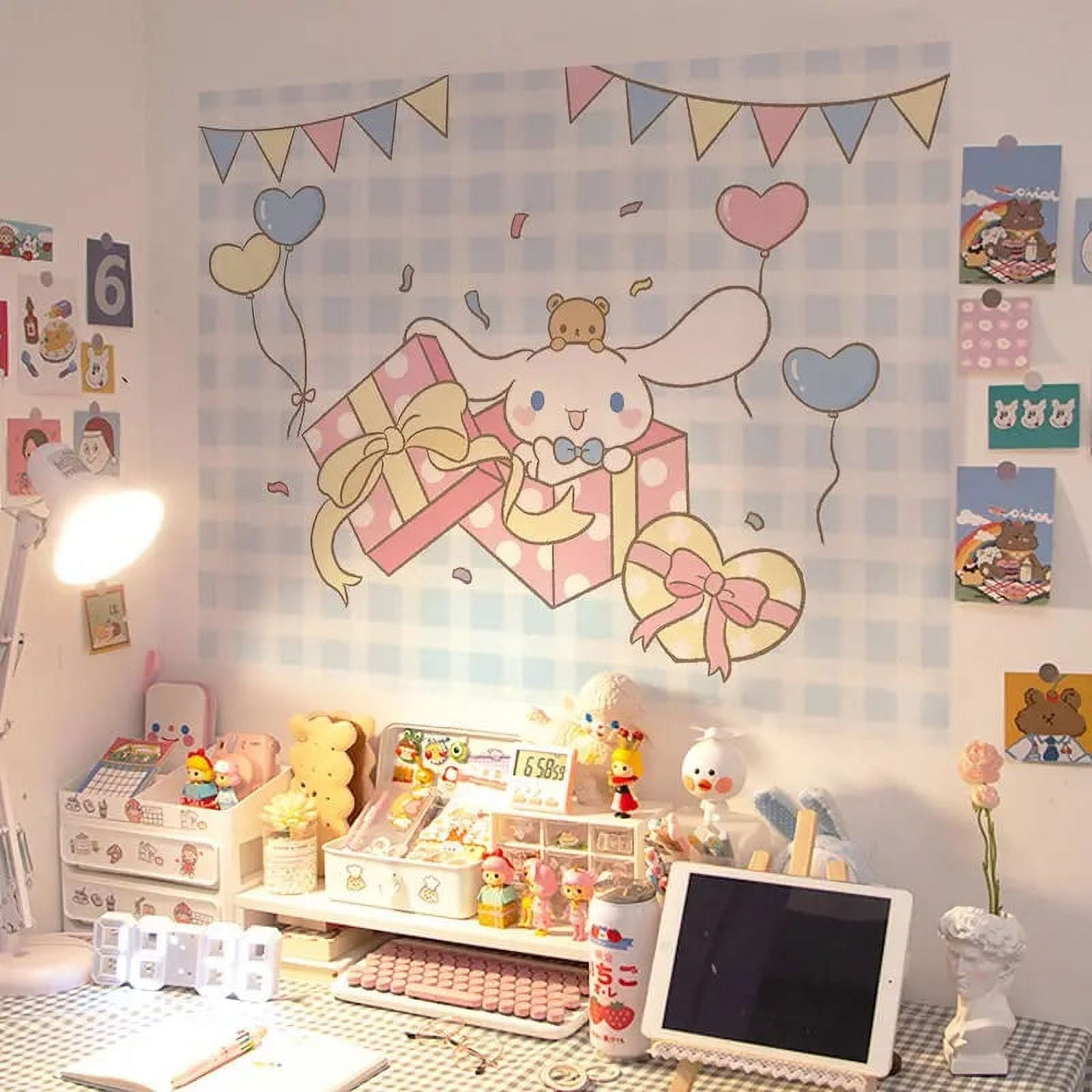 Hello Kitty Sanrio Sticker Kuromi Cinnamoroll Anime Kawaii Self ...