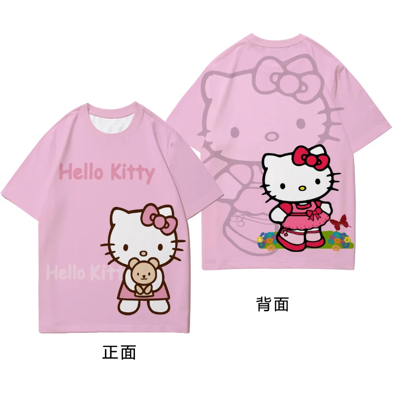Hello Kitty Sanrio Summer Children 3D Cartoon T-shirt for Boy Animal ...