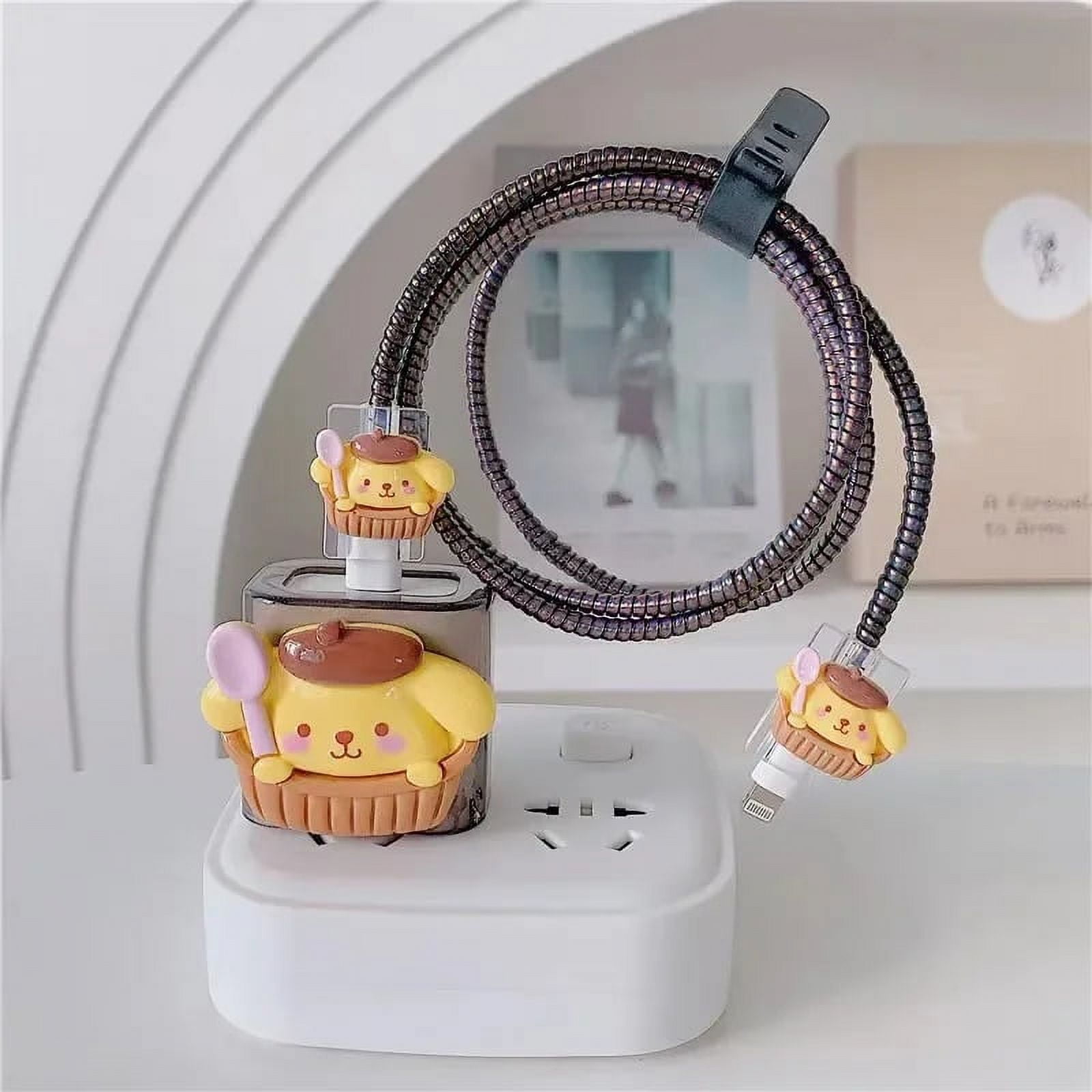 Hello Kitty Sanrio USB Cable Cover Charger Cover for iPhone 14 13 12 Pro Max 18/20W Charger Wrap ...