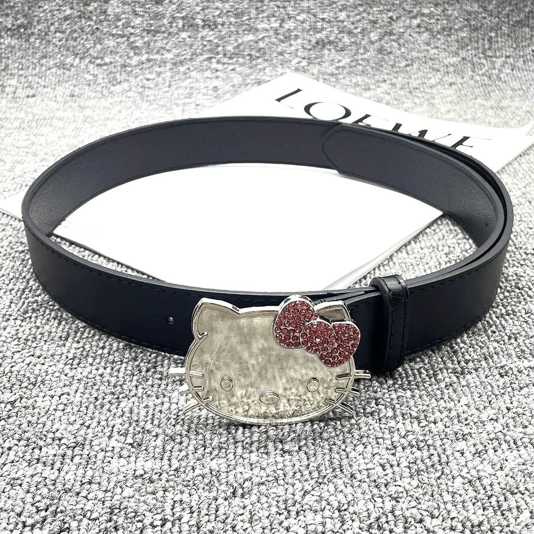Hello Kitty Sanrio Women's Fashion Belt Millennium Spicy Girl Y2K Waist ...