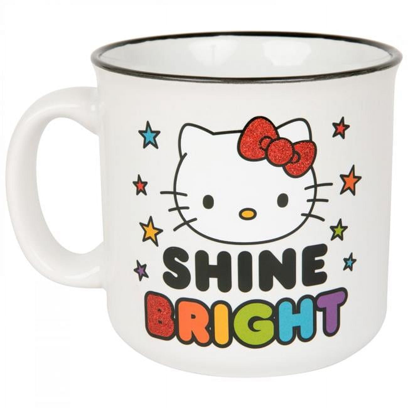 Hello Kitty Shine Bright 20oz Jumbo Ceramic Camper Mug - Walmart.com